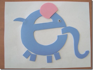 Letter E for Elephant - Confessions of a Homeschooler